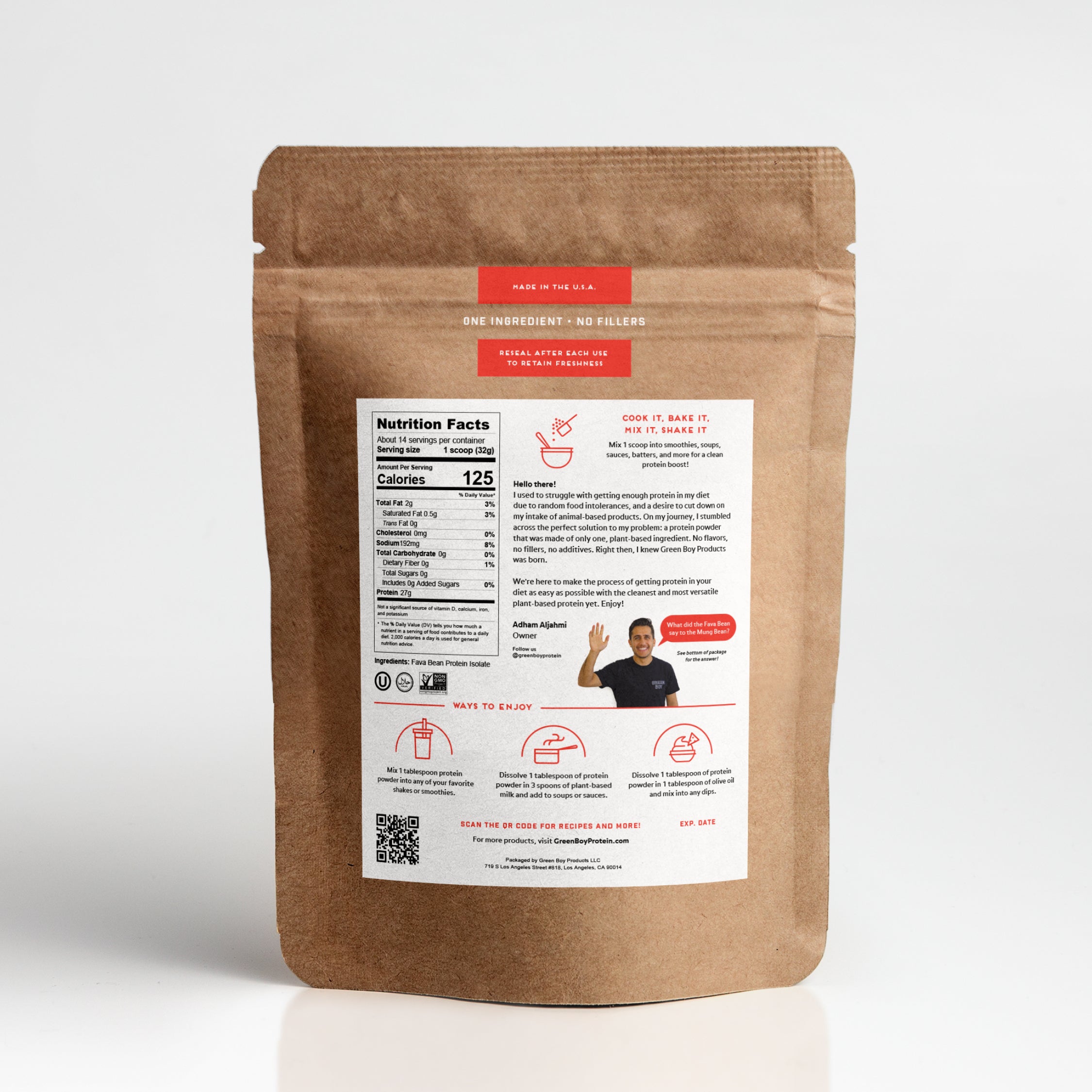 Fava Bean Protein Powder – Green Boy Products